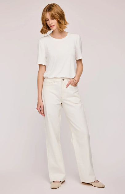*PRE ORDER* GENTLE FAWN EVERETT PANTS - WHITE – On Trend
